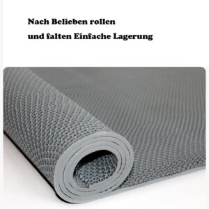 3 ft x9.8 ft Commercial Floor Mats Matting PVC Kitchen Anti-Fatigue Mat with Drain Holes Restaurant Bar Floor Mat Non-Slip Drainage Mat for Swimming Pool Shower Room Bathroom Indoor Outdoor Wet Area