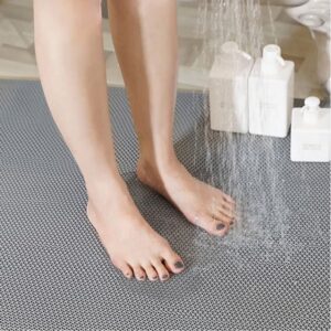 3 ft x9.8 ft Commercial Floor Mats Matting PVC Kitchen Anti-Fatigue Mat with Drain Holes Restaurant Bar Floor Mat Non-Slip Drainage Mat for Swimming Pool Shower Room Bathroom Indoor Outdoor Wet Area