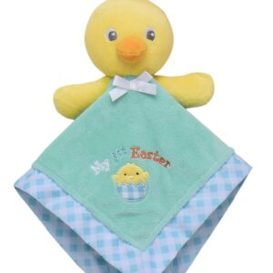 Magic Years Plush Snuggle Buddy Blanket and Toy Rattle (My First Easter, Chick)