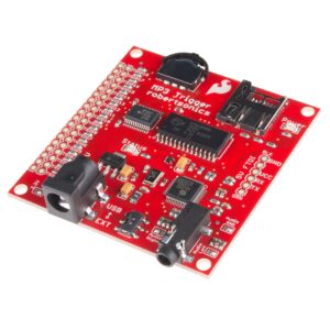 sparkfun mp3 trigger - 18 trigger inputs to alternate functions random & sequential track selection transport controls even volume up/down real-time volume control full-duplex serial control