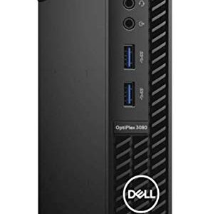 2021 Newest Dell OptiPlex 3080 Micro Form Factor Business Desktop, Intel Core i5-10500T, 32GB DDR4 RAM, 1TB SSD + 2TB HDD, WiFi, HDMI, Bluetooth, Windows 10 Pro (Renewed)