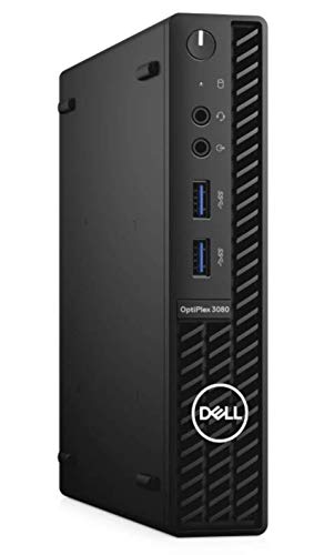 2021 Newest Dell OptiPlex 3080 Micro Form Factor Business Desktop, Intel Core i5-10500T, 32GB DDR4 RAM, 1TB SSD + 2TB HDD, WiFi, HDMI, Bluetooth, Windows 10 Pro (Renewed)