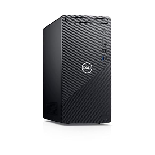 Dell Inspiron 3891 MT Mini Tower Desktop | Core i5-10400 - 1TB HDD + 256GB SSD Hard Drive - 12GB RAM | 6 cores @ 4.3 GHz Win 11 Home Black (Renewed)