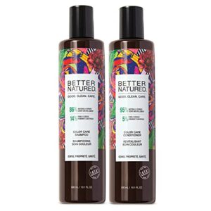 better natured color care shampoo and conditioner set | boost radiance, shine & color vibrancy | color-treated hair | vegan | paraben free | 10.1 fl oz