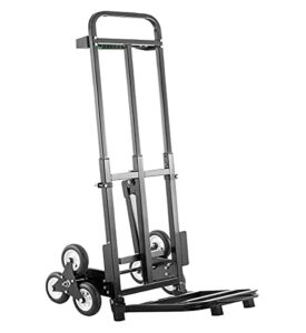 gakee stair dolly 460lbs weight capacity, stair climber dolly height adjustable handle with 6 wheels heavy duty foldable stair climber cart (460 lbs)