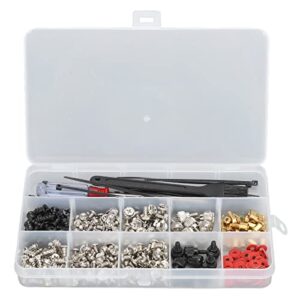 362pcs stainless steel computer screw cable tie maintenance kit screwdriver washer cleaning brush