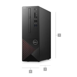 Dell Vostro 3681 Desktop | Core i5-10400 - 256GB SSD Hard Drive - 8GB RAM | 6 cores @ 4.3 GHz Win 11 Pro Black (Renewed)