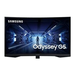 SAMSUNG 27-Inch WQHD 1000R 2560x1440 Display Resolution, 144Hz Super Refresh Rate, and 1 ms Response Time Curved Gaming Monitor (Renewed)