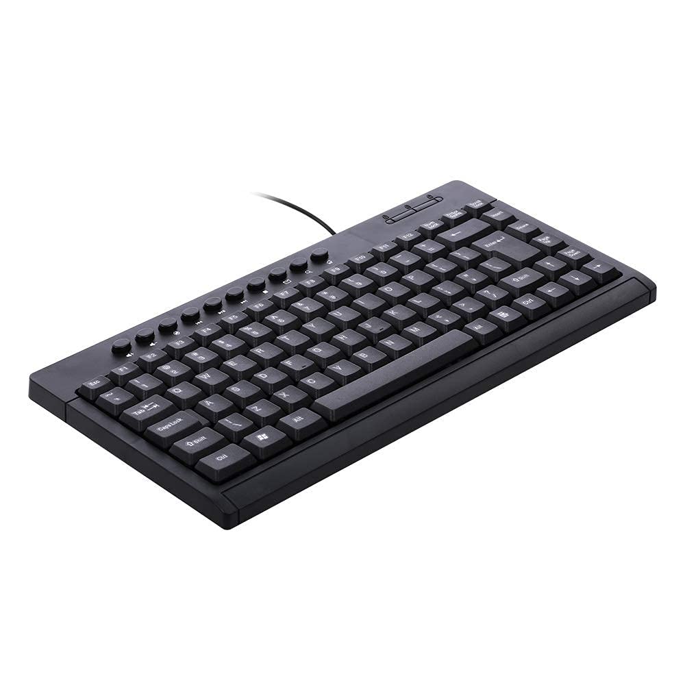 Multimedia Keyboard Wired Silent Keyboard Waterproof Gaming Keyboard for Laptop PC USB Keyboard