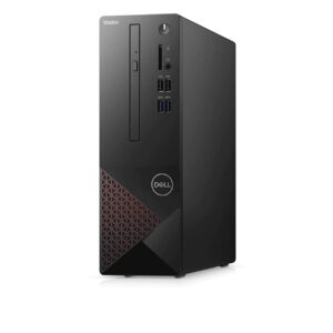 dell vostro 3681 desktop | core i5-10400 - 256gb ssd hard drive - 8gb ram | 6 cores @ 4.3 ghz win 11 pro black (renewed)