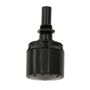 industrial service solutions aftermarket zeks 683328 internal automatic drain valve | float operated, black | 3/8" id tube outlet | replacement part | for compressed air equipment & systems