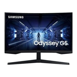 samsung 27-inch wqhd 1000r 2560x1440 display resolution, 144hz super refresh rate, and 1 ms response time curved gaming monitor (renewed)