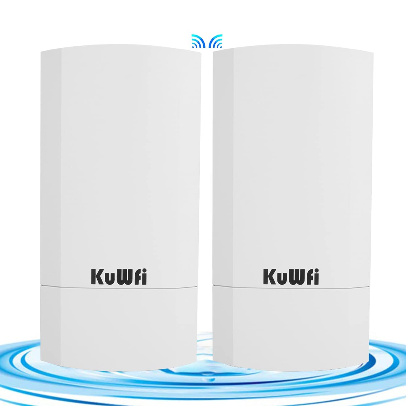 KuWFi Bundle of Goods 2.4G Wireless WiFi Bridge and 8 Ports Gigabit Ethernet Network Switch