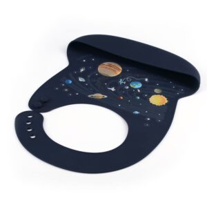 lofca Silicone Bib For Babies & Toddlers Self Feeding BPA Free Waterproof Comfortable Soft Space