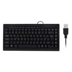 Multimedia Keyboard Wired Silent Keyboard Waterproof Gaming Keyboard for Laptop PC USB Keyboard