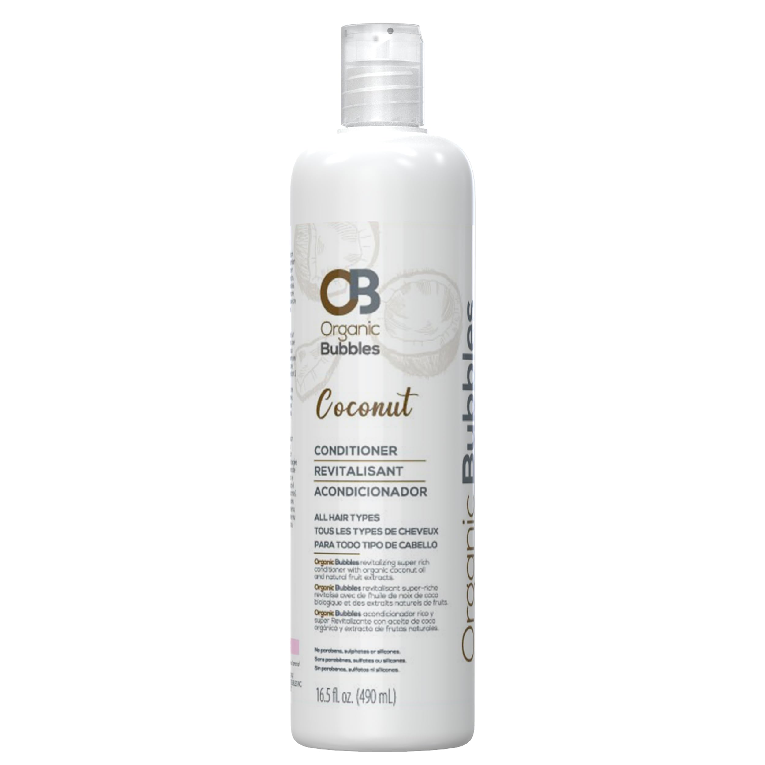 Organic Bubbles Coconut – Vegan and Made in Canada (Conditioner)