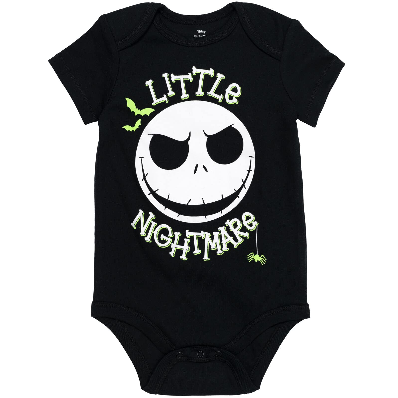 Disney Nightmare Before Christmas Jack Skellington Sally Newborn Baby Boys 5 Pack Bodysuits Multi 3-6 Months