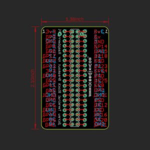 Treedix RPi GPIO Terminal Block Breakout Board Module Expansion Board Compatible with Raspberry Pi 4B/3B+/3B/2B/Zero/Zero W