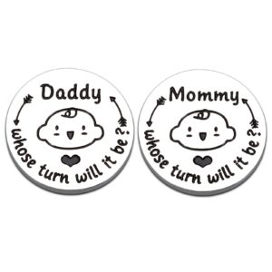 new parents gifts for mom dad to be funny decision coin congratulations new baby gifts for expecting mommy daddy christmas pregnancy gifts for wife first time mom fathers day baby shower birthday gift