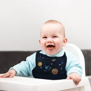 lofca Silicone Bib For Babies & Toddlers Self Feeding BPA Free Waterproof Comfortable Soft Space