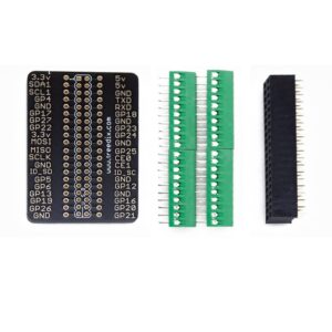 Treedix RPi GPIO Terminal Block Breakout Board Module Expansion Board Compatible with Raspberry Pi 4B/3B+/3B/2B/Zero/Zero W