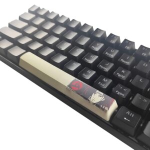 Kooku XXLS Anime Gaming Keycaps 6.25u Space Keycap 5-Sided Dye Sublimation Pbt Keycap Customized Keycap for Mechanical Gaming Keyboard（Cherry Switch） (Naruto44)