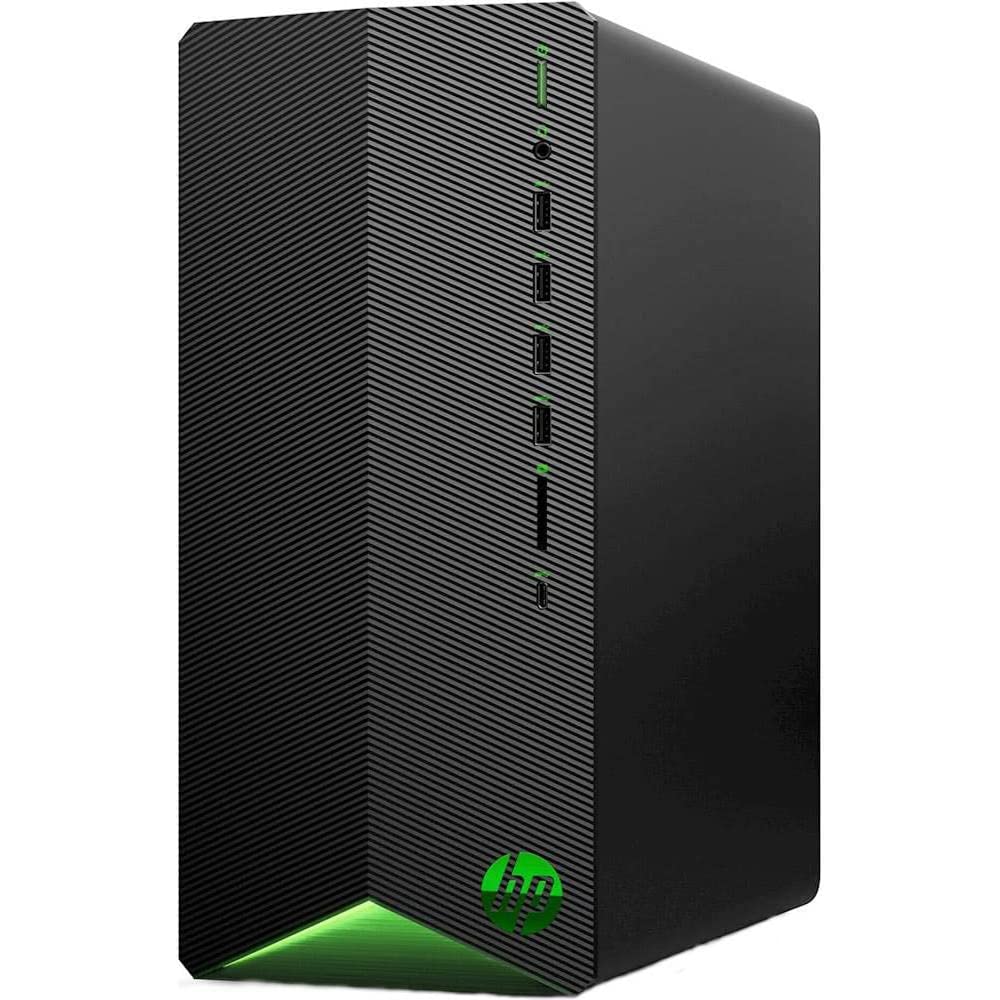 HP Pavilion TG01 Gaming & Entertainment Desktop PC (AMD Ryzen 7 5700G 8-Core, 16GB DDR4, 512GB SSD + 1TB HDD, RTX 3060 12GB, VR Ready, AC WiFi, Bluetooth 5.1, Win 11 Home) with Hub