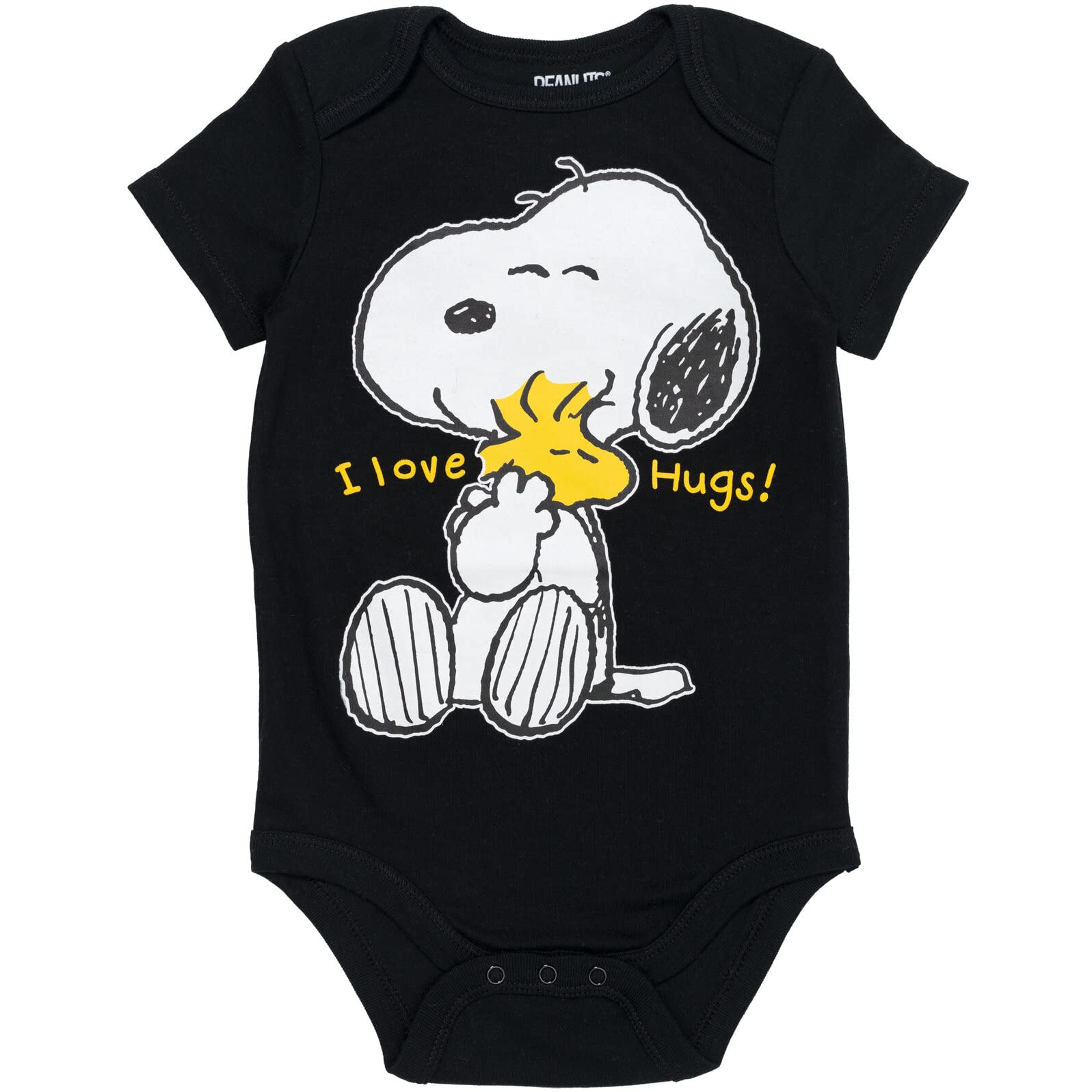 Peanuts Snoopy Charlie Brown Baby Boys 5 Pack Short Sleeve Bodysuit Multi 3-6 Months