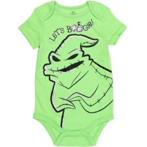 Disney Nightmare Before Christmas Jack Skellington Sally Newborn Baby Boys 5 Pack Bodysuits Multi 3-6 Months