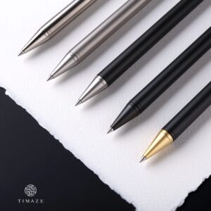 WANERSEN Titanium Bolt-Action Pen Signing Pen 5", Black