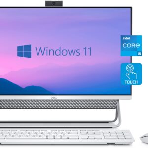 Dell Newest Inspiron 24 5400 All-in-One Touchscreen Desktop, 24" FHD Touch Display, Intel i5-1135G7, 16GB RAM, 1TB SSD, Pop-up Webcam, Wi-Fi 6, Wireless Keyboard&Mouse, Win11 Home, Silver