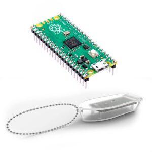 raspberry pi pico with vilros keychain carrying case