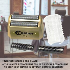 Caliber Pro RPG Shaver Replacement Foil and Cutter - Professional Titanium Foil and Blade for RPG Electric Shavers - Close Shaving Replacement Head for Barber or Personal Men's Hair Shaver