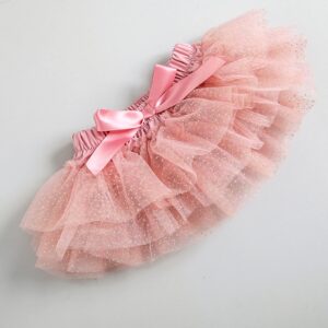 CIYCUIT Baby Girl First Birthday Outfit Lace Tutu Skirt Set One Year Old Birthday Cake Smash Outfit 12-18 Months