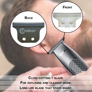 Caliber Pro Replacement Blade for .38 Trimmer - Cordless Trimmer Spare Japanese Steel Carbon Coating Blade - Smooth and Sharp Blades for Men's Electric Beard & Hair Trimmers (Special Premier Blades)