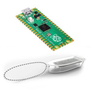 raspberry pi pico with vilros keychain carrying case