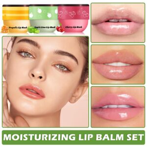 QIUFSSE Honey Lip Mask, Moisturizing, 10g