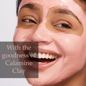 Calamine Clay by mi nature | For Younger looking skin, Detoxifying Skin | 227g(8 oz) (0.5 lb) | Facial Cleansing mask | Use to make Masks, Creams, Scrubs, Bath Bombs, Body Wash and Soaps