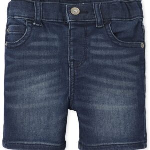 The Children's Place Baby Boys' and Toddler Denim 5-Pocket Shorts, Wexler Wash, 3T