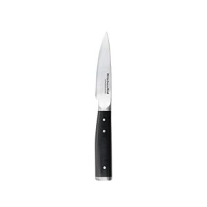 kitchenaid gourmet 9cm / 3½ inch peeling knife, sharp high-carbon japanese steel