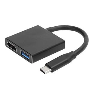 usb c hub hdmi adapter, 3 in 1 type c hub docking station type?c to pd/hdmi/usb3.0 adapter plug and play, for data transmission