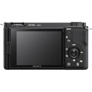 Sony ZV-E10 Mirrorless Camera (Black) Video Bundle - Body Only ILCZV-E10/B + LED Video Light + Microphone + Extreme Speed 64GB Memory (21pc Bundle)