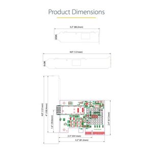 StarTech.com 10G PCIe SFP+ Card - Single SFP+ Port Network Adapter - Open SFP+ for MSA-Compliant Modules/Direct-Attach Cables - 10 Gigabit Fiber PCIe NIC - PCI Express SFP+ Network Card (PEX10GSFP)