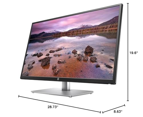 HEWLETT PACKARD 2UD96AA#ABA 32 inch FHD IPS 32s Monitor with Tilt Adjustment Anti-Glare Panel Bundle with 2X 6FT Universal 4K HDMI 2.0 Cable, Universal Screen Cleaner and 6-Outlet Surge Adapter