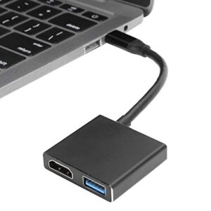 USB C Hub HDMI Adapter, 3 In 1 Type C Hub Docking Station Type?C to PD/HDMI/USB3.0 Adapter Plug and Play, for Data Transmission