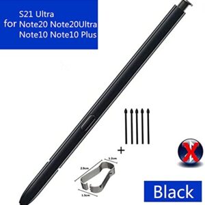 A-creator Galaxy S21 Ultra S Pen for Samsung Galaxy S21 Ultra 5G 6.8'' Note20 Note20 Ultra 5G Note10 Note10 Plus 5G (Without Bluetooth)(S Pen/Black)