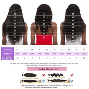 Hair Extensions, Wigs & Accessories Mongolian Kinky Curly Hair 3 Bundles With 4 * 4 Closure Lace Free Part Human Hair Weave 3 Bundles With Closure Non Remy Hair Extension for Women