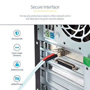 StarTech.com 10G PCIe SFP+ Card - Single SFP+ Port Network Adapter - Open SFP+ for MSA-Compliant Modules/Direct-Attach Cables - 10 Gigabit Fiber PCIe NIC - PCI Express SFP+ Network Card (PEX10GSFP)