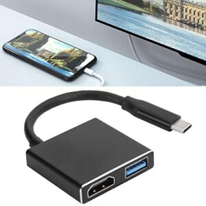 USB C Hub HDMI Adapter, 3 In 1 Type C Hub Docking Station Type?C to PD/HDMI/USB3.0 Adapter Plug and Play, for Data Transmission