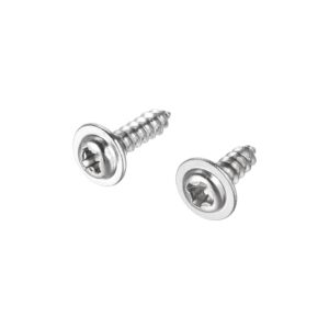 uxcell 2x8mm self tapping screws phillips pan head with washer screw 304 stainless steel fasteners bolts 50pcs 2x6mm 50pcs